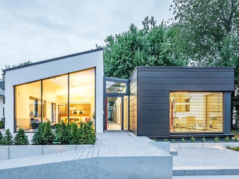 Virtueller Hausrundgang - LUXHAUS Musterhäuser online besichtigen